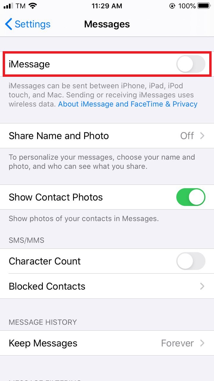 How to use iMessage with eSIM – tripsim by SYD | Help