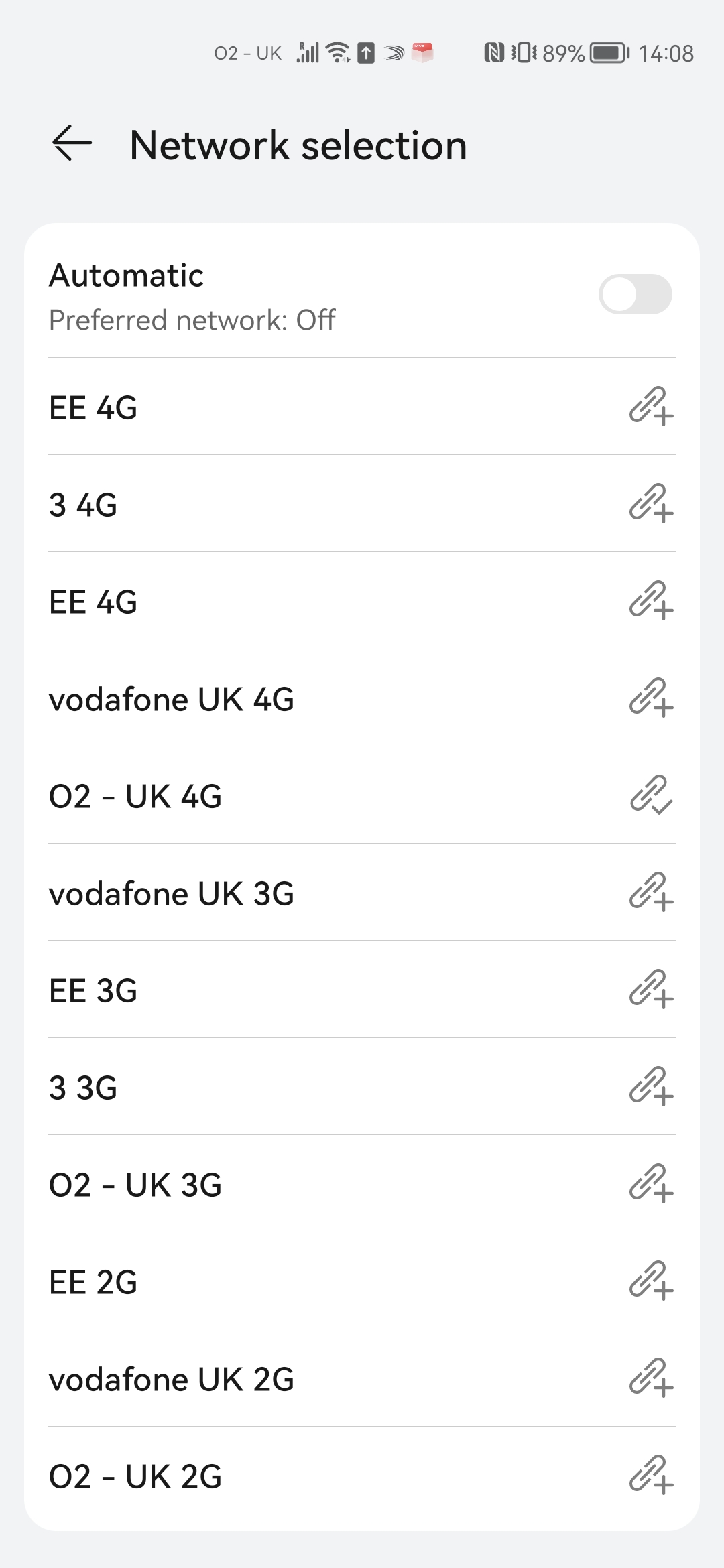 Manual Network Selection on a Huawei Device – tripsim by SYD | Help